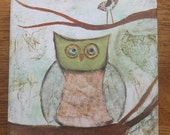 Whimsical Mixed Media artwork by bitowhimsey on Etsy