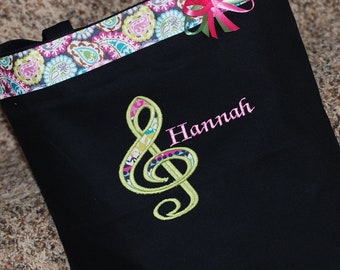 Unique music note bag related items | Etsy