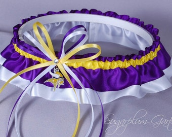 Denver Broncos Wedding Garter by sugarplumgarters on Etsy