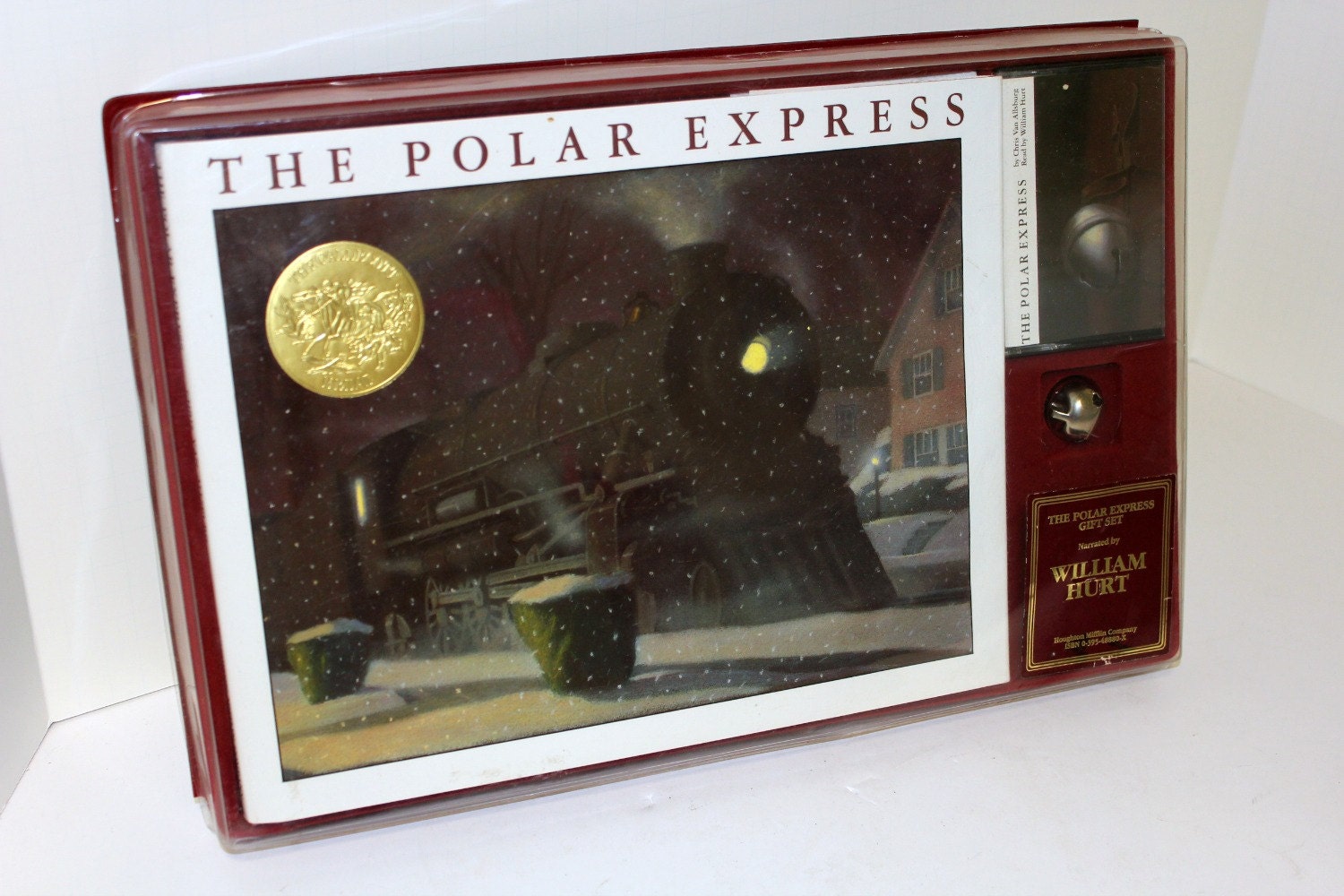 The Polar Express Gift Set Book Audio Cassette and Bell Van