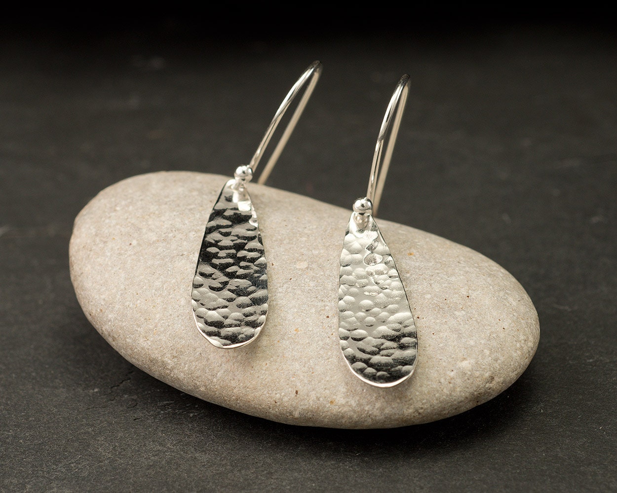 Silver Drop Earrings Sterling Silver Dangle Earrings Silver