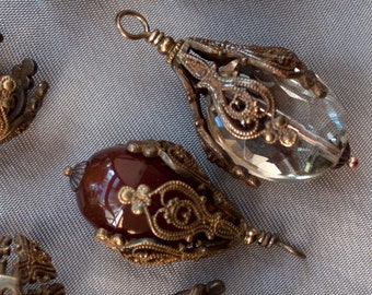 Large bead cap | Etsy