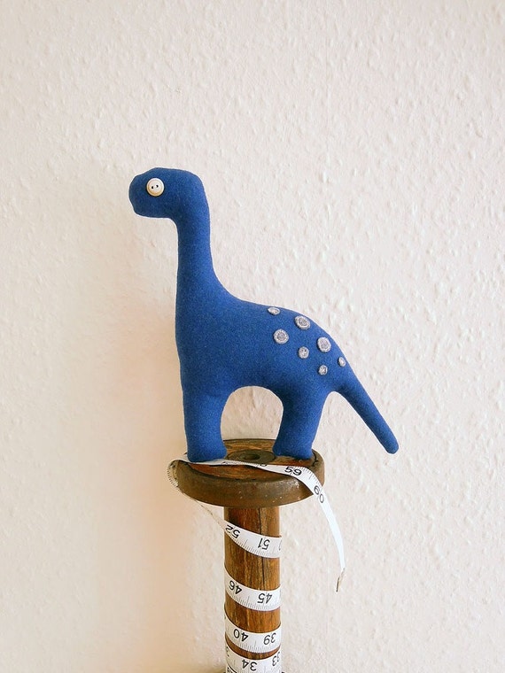 Items similar to Blue & Grey Diplodocus Dinosaur Plush Toy on Etsy