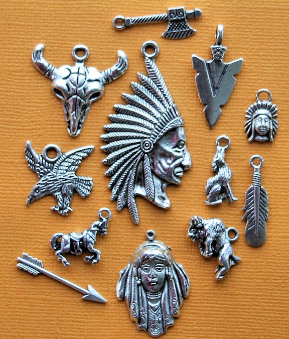 native-american-charm-collection-antique-silver-tone-the