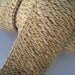 Wide Elastic Burlap Ribbon