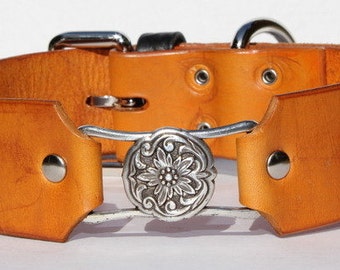 Concho dog collar | Etsy