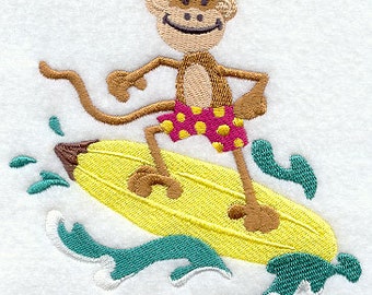Surfing monkey | Etsy