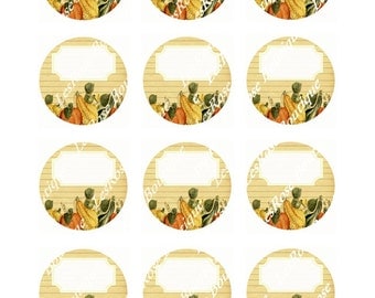 Popular items for round jar label on Etsy