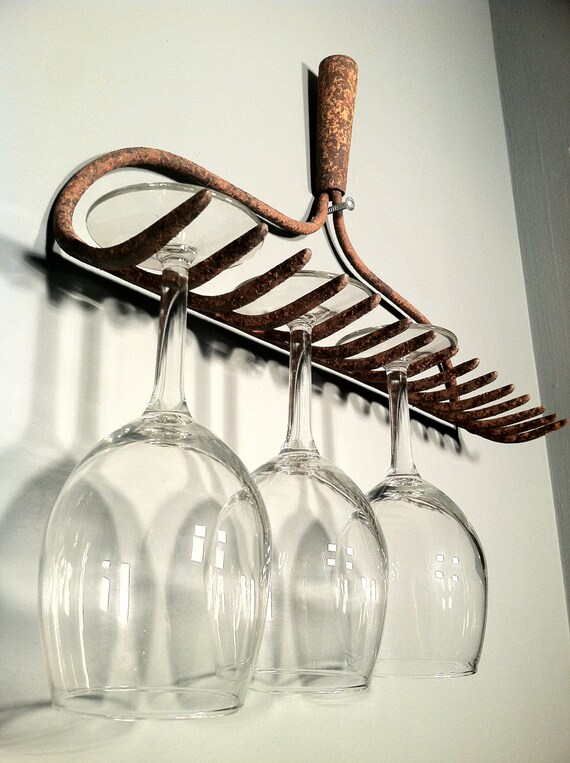 Rake Handle Scarf Purse Wine Glass Holder