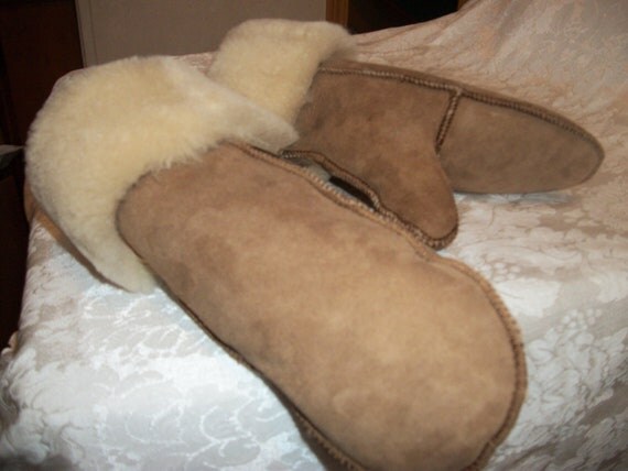 Handcrafted Sheepskin Mittens Adult Small-Medium-Large NWT