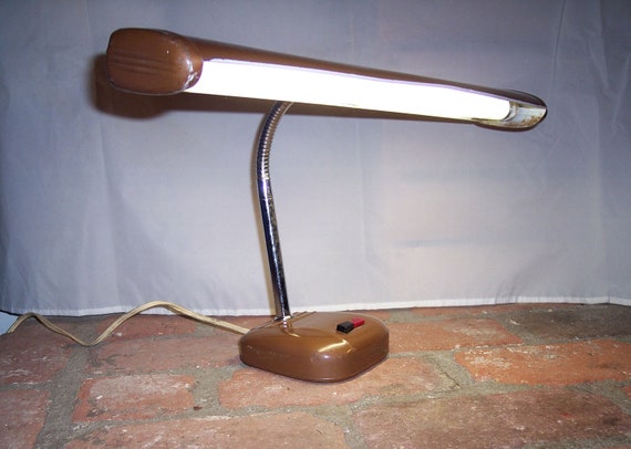 Vintage fluorescent desk lamp task light