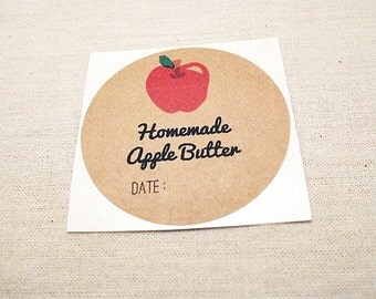 Apple labels | Etsy