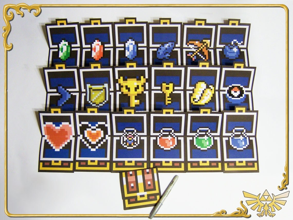 Link to the Past Treasure Chest Greeting Cards 18 count