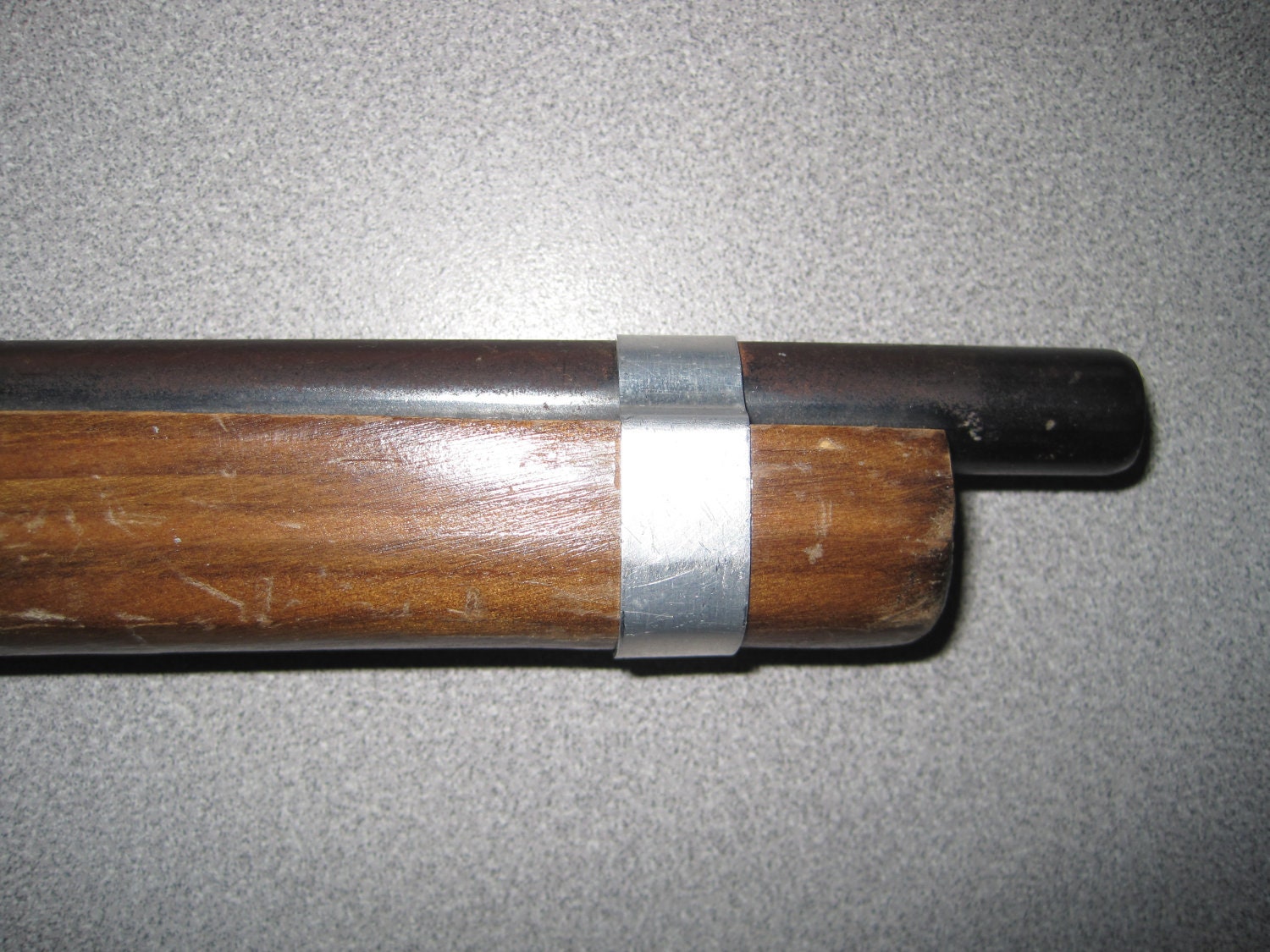 Vintage Antique Wooden Toy Cap Gun Rifle