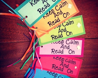 Keep Calm and Read on Bookmarks
