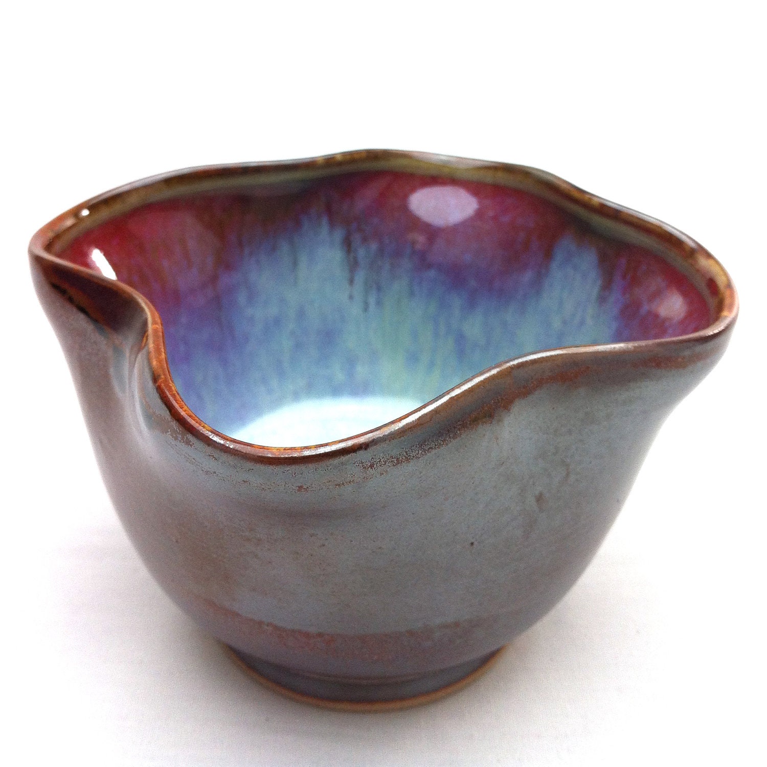 GemFOX Wheel Thrown Altered Ceramic Pottery Pot Vase by GemFOX