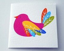 Popular items for bird greeting card on Etsy