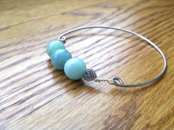 Items similar to Wire Wrapped Bangle Bracelet on Etsy