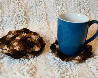 Popular items for crochet mug rug on Etsy