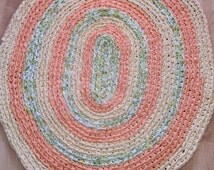Popular items for oval rag rug on Etsy