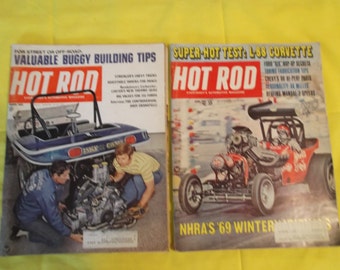 Hot Rod Magazine 1969 FREE SHIPPING