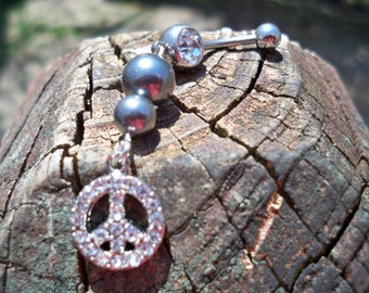 sword belly button ring. body jewelry by sindys on Etsy