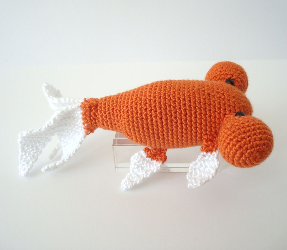 Fancy Goldfish Varieties Crochet Pattern Amigurumi Goldfish
