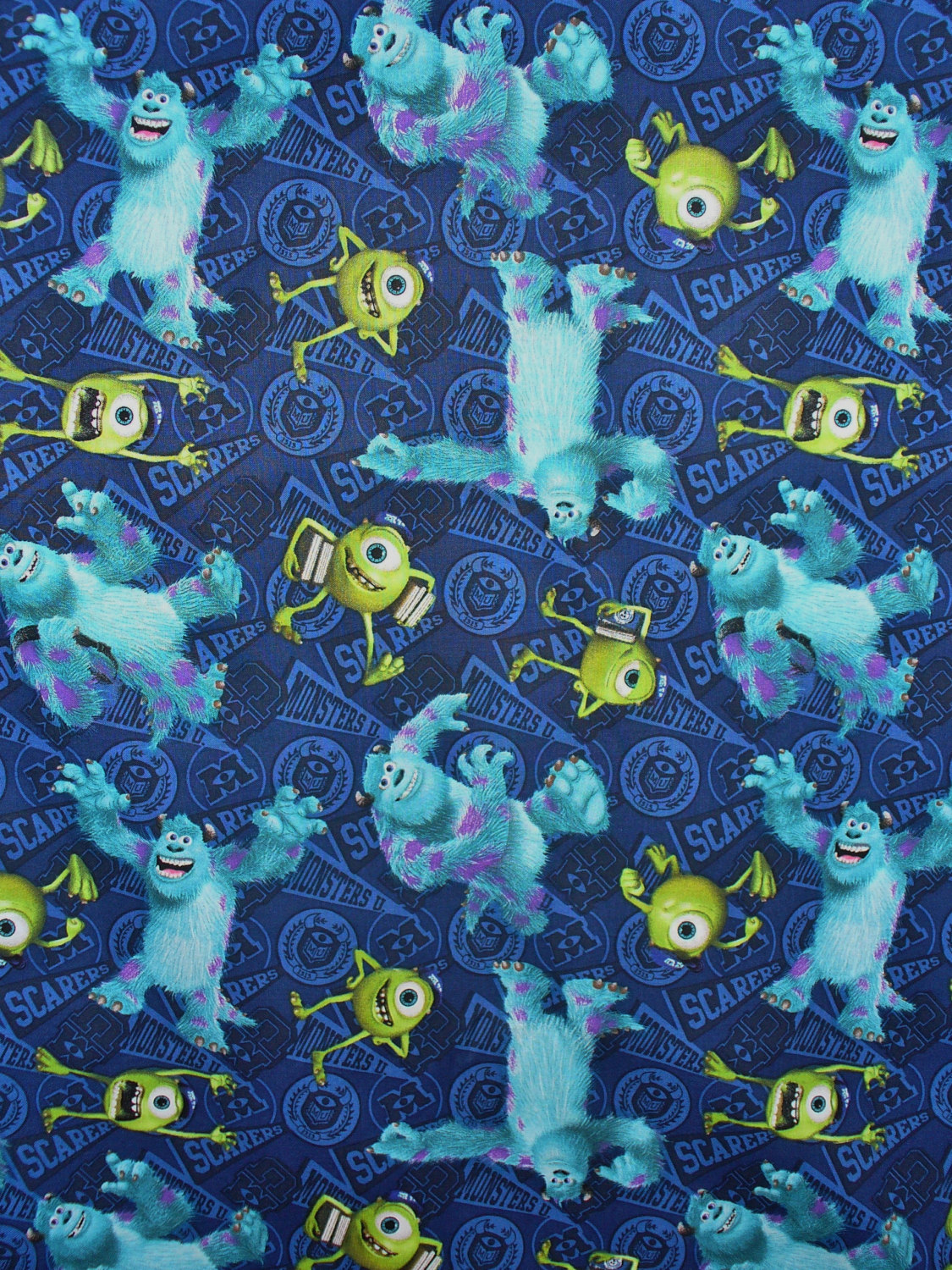Monsters Inc / Monsters University Fabric / Mike & Sully