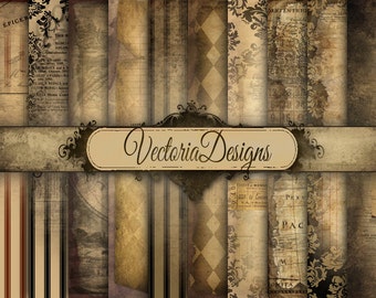 Printable Notebook Digital Paper 8.5 x 11 grunge printable