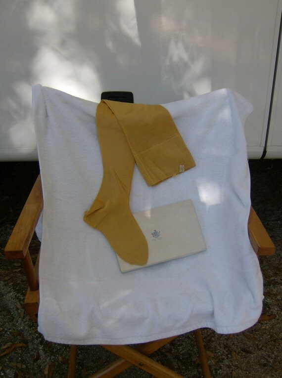 Great Pair of Vintage Silk Lisle Stockings