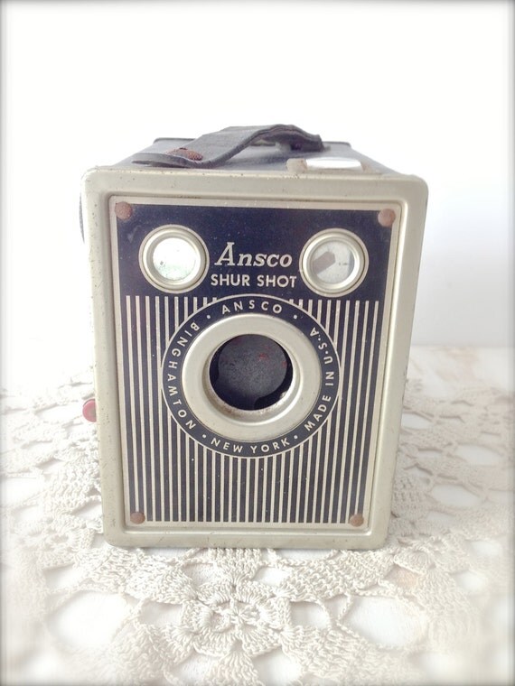 Vintage Ansco Shur Shot Box Camera Vintage Cameras Vintage
