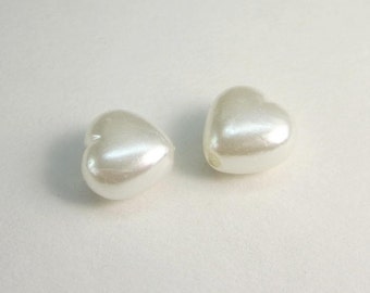 Plastic heart beads | Etsy