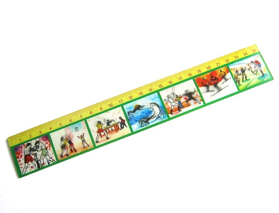 Vintage Action 3D Ruler Lenticular Moving by DairyFarmAntiques