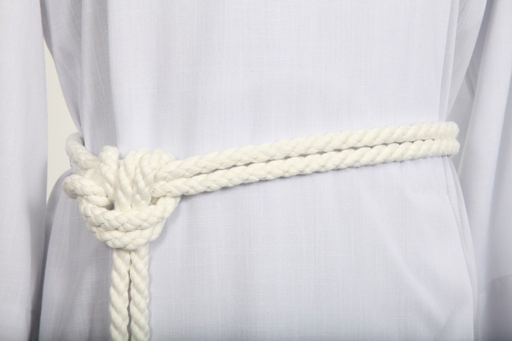 Clergy Custom made Rope Cincture belt for ALB by ManoftheClothLLC
