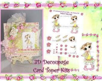 INSTANT DOWNLOAD Digital Digi Card Topper Paper 212 by SherriBaldy