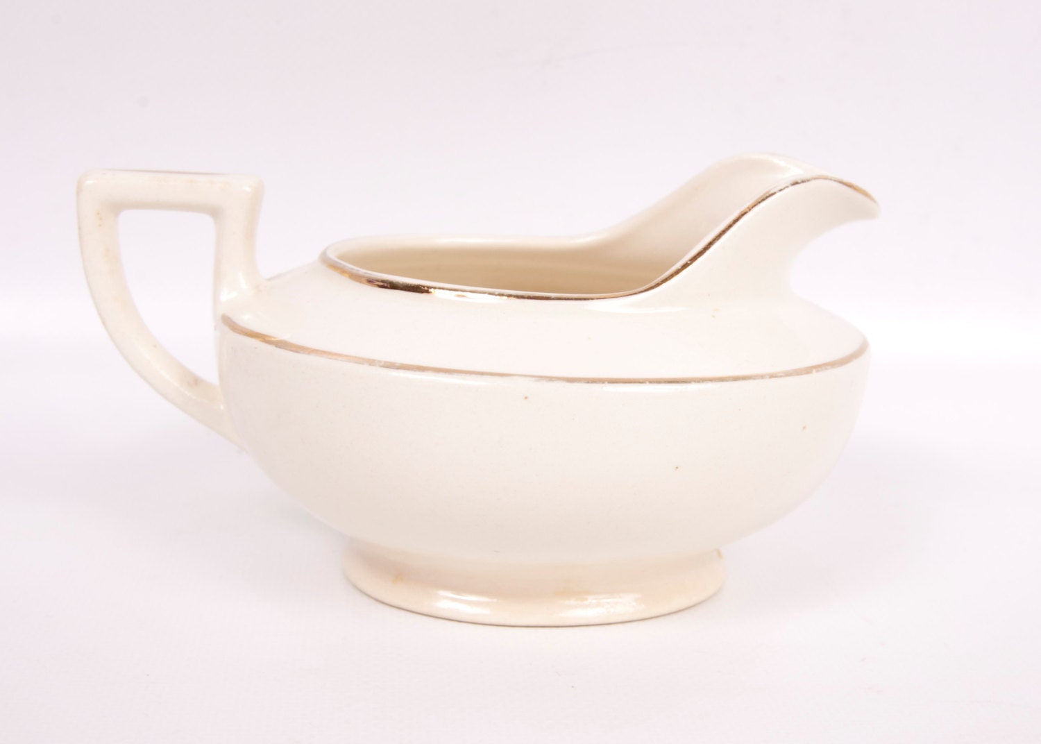 Vintage Ivory Creamer Homer Laughlin Made in USA Elegant Dinnerware ...