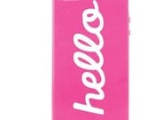 Items similar to 3.5" Hello iPhone sticker vinyl decal on Etsy