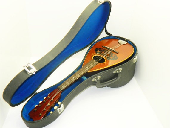 1930s Stella bowl back mandolin and case by RubesRelics on Etsy