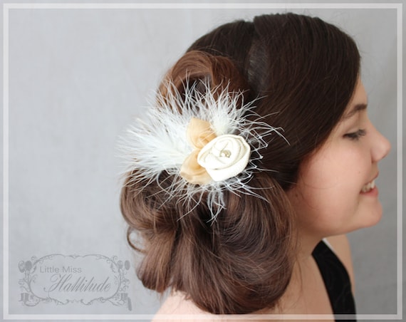 Items similar to Wedding Hair Clip , Mother of the Bride , Bridal ...
