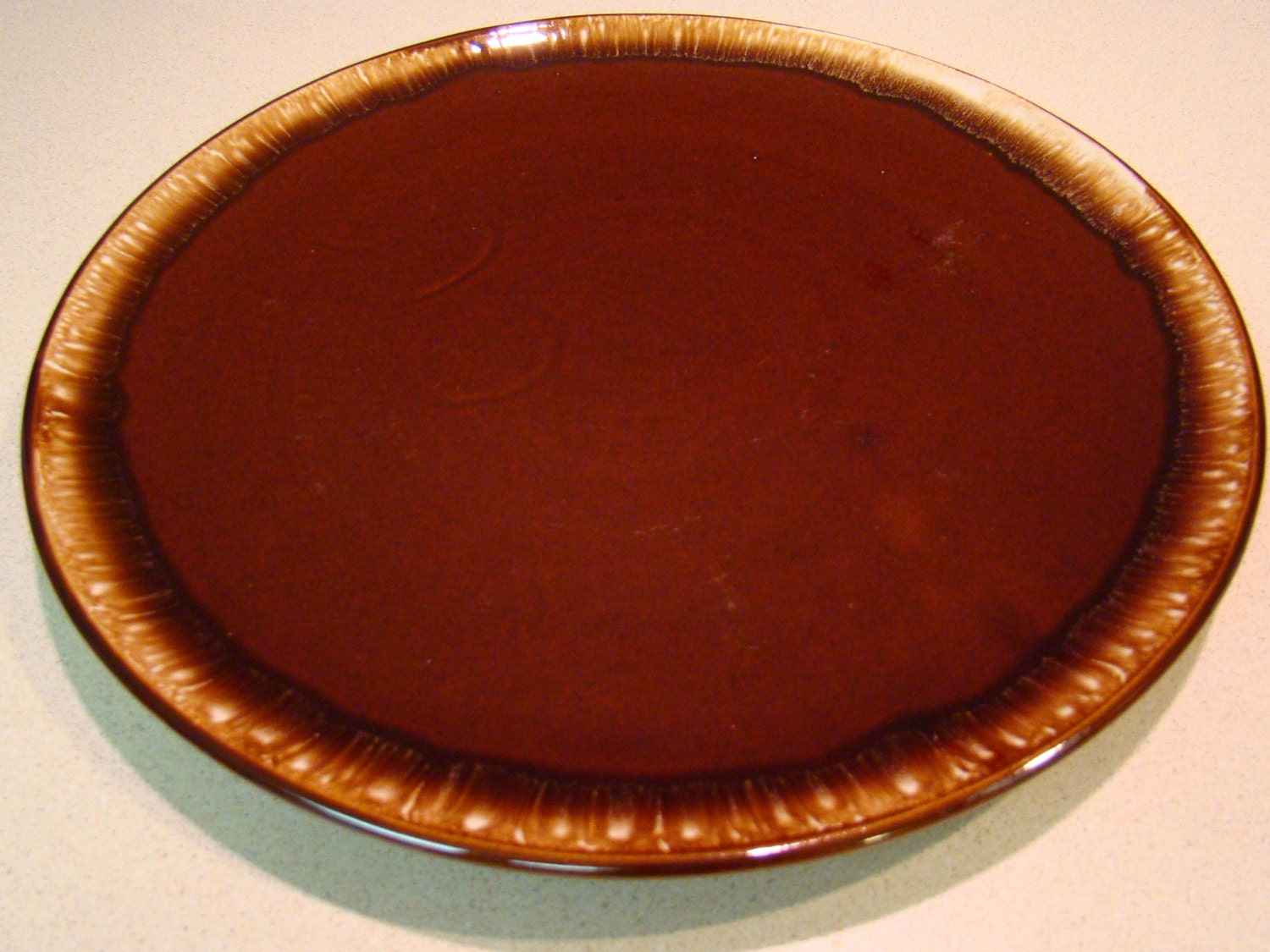 McCoy Brown Drip Serving Platter 13″ – Haute Juice