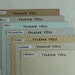 20 Flat Note Cards Thank You Cards notecards with envelopes