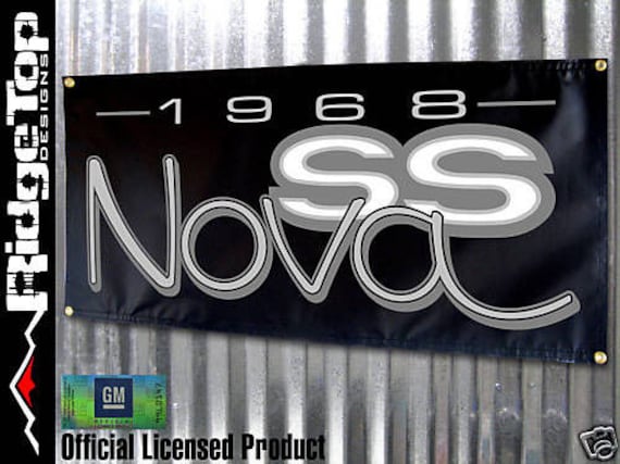 1968 Chevy II Nova SS Emblem custom banner sign by RidgeTopDesigns