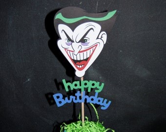 Popular items for joker cake topper on Etsy