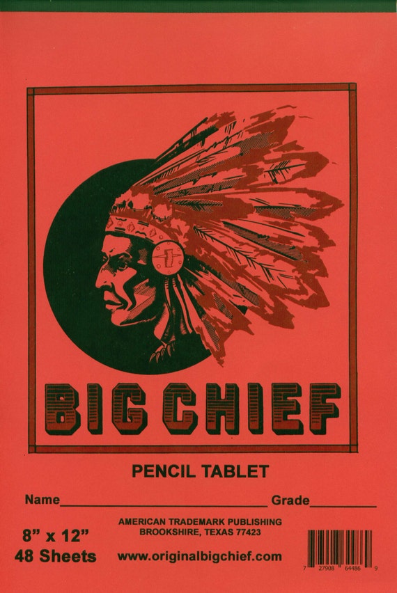 Big Chief Pencil Tablet Mohawk
