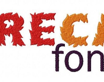 INSTANT DOWNLOAD Silly Monkey Machine Embroidery Font Set