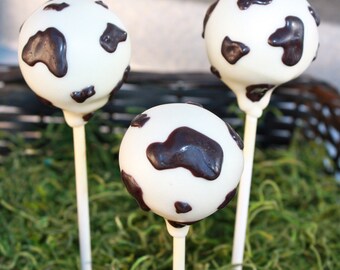 Cow cake pops | Etsy