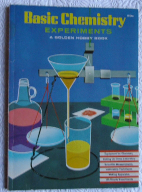 Vintage Basic Chemistry Experiments A Golden Hobby by thebookcase