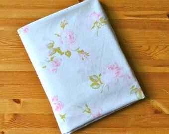 Vintage floral sheet | Etsy
