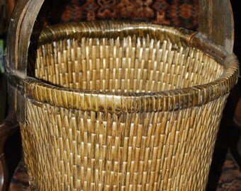 Popular items for wheat basket on Etsy