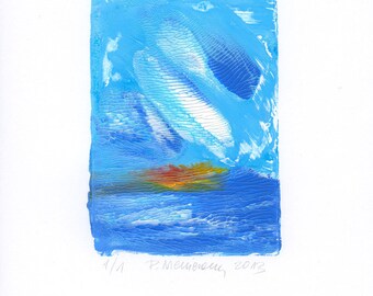 Etching abstract | Etsy